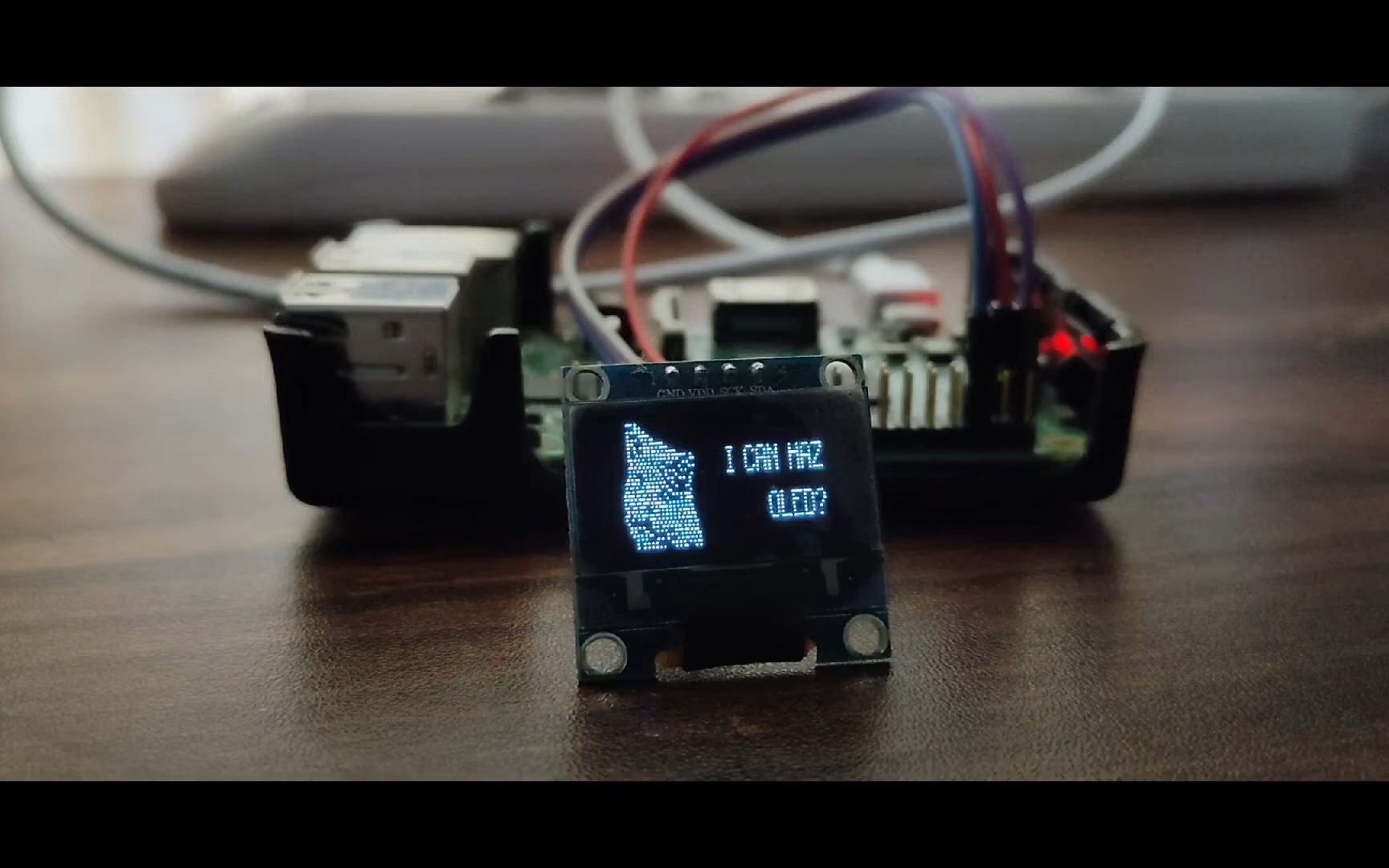 使用 Python 开发树莓派 OLED SSD1306