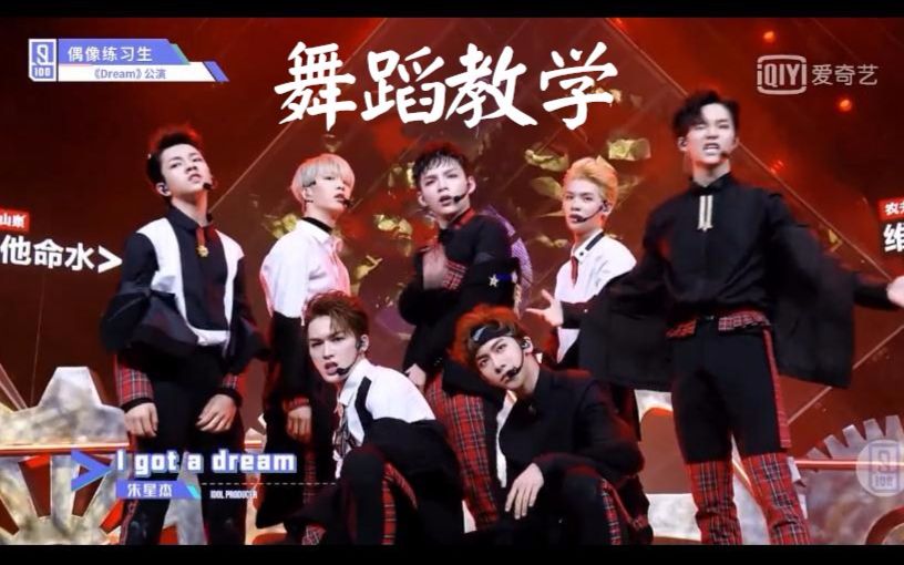【南舞团】dream 偶像练习生 舞蹈教学 分解教学 练习室(上)