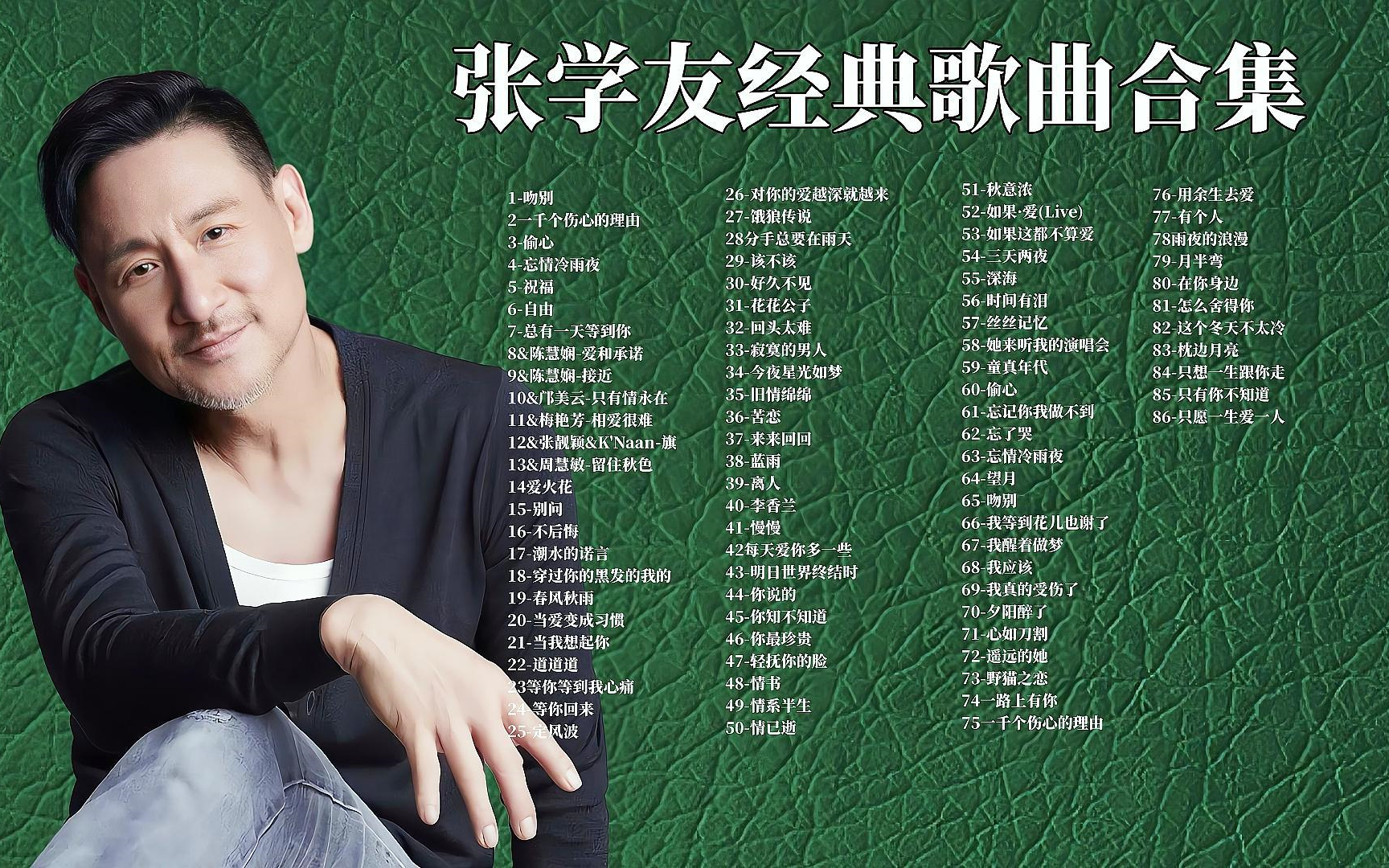 张学友经典歌曲合集 无损音质