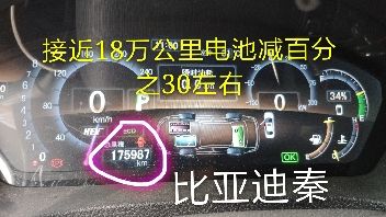 比亚迪秦混合动力三年18万公里电池寿命减少什么程度?你会买吗?