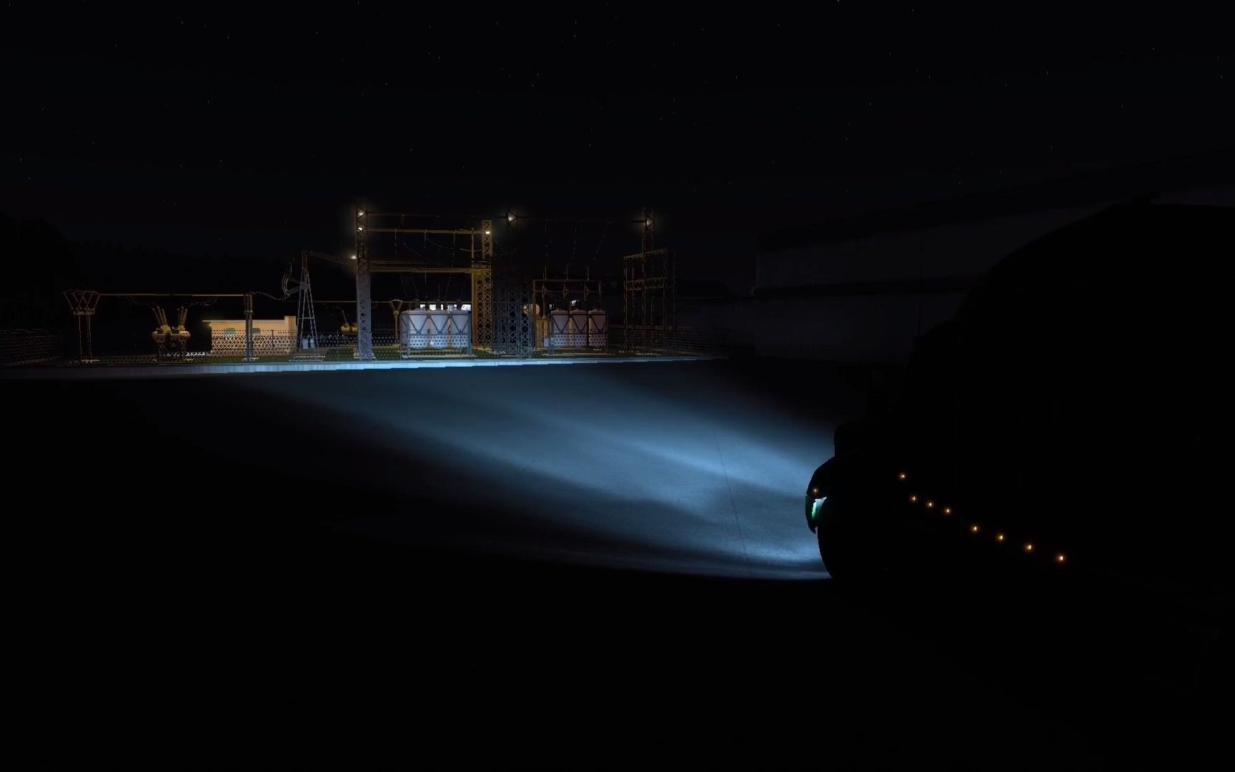 美卡Mod:谁不爱氙气大灯?Xenon Lights Blue _ American Truck ...