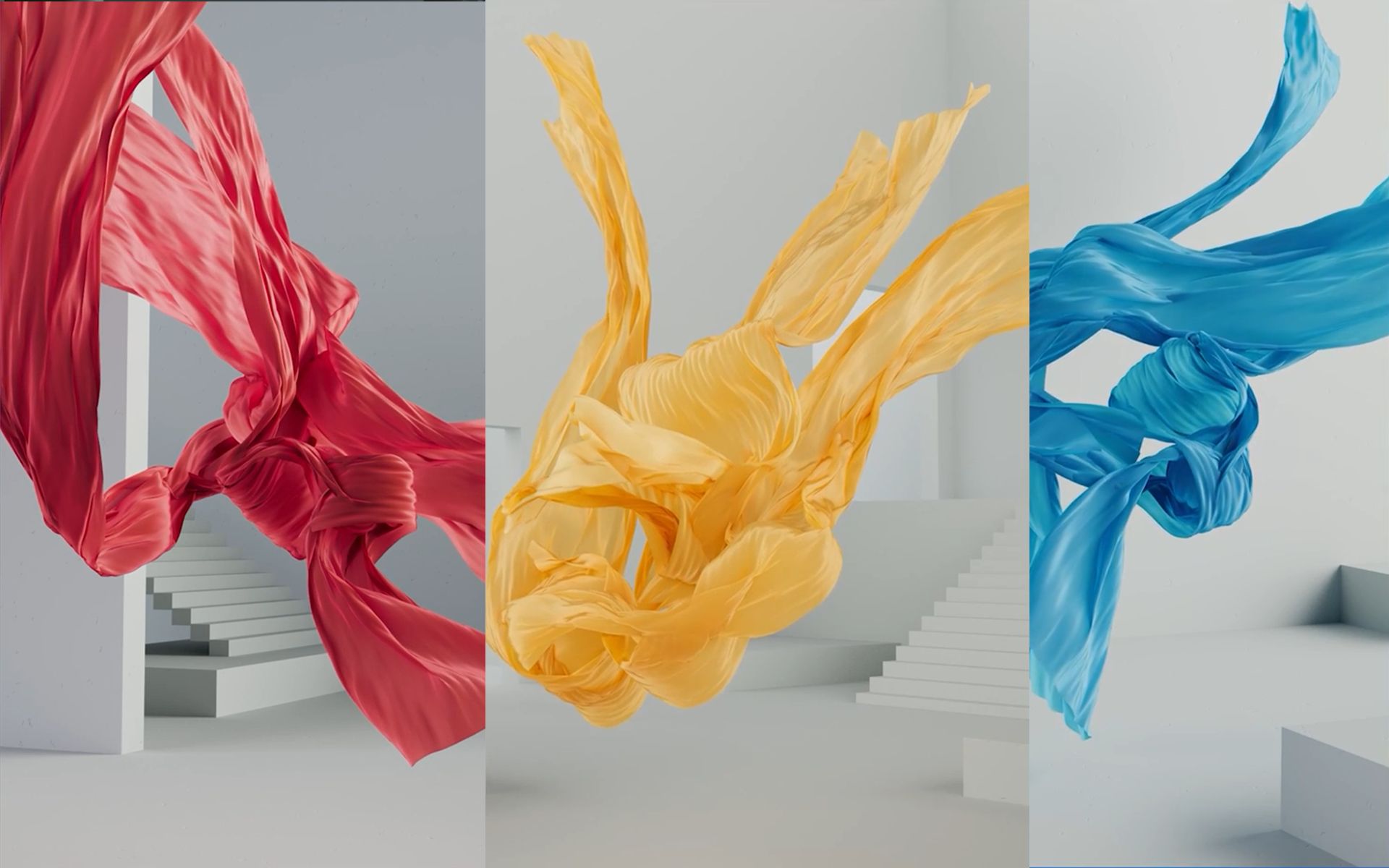 【C4D】一个超简单的布料漂浮动画制作