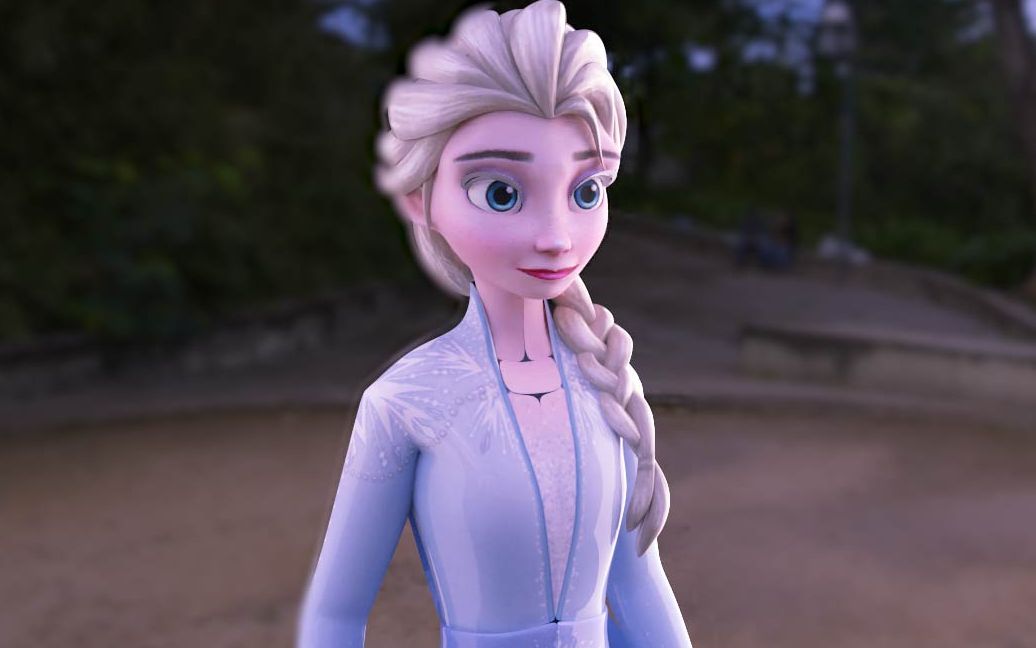 冰雪奇缘模型皮肤材质渲染,iclone导出模型动作,C4D RS2.6.41渲染器