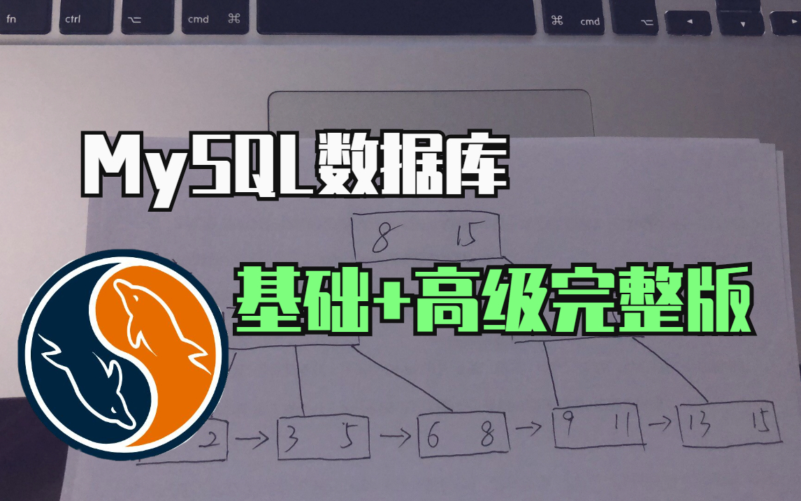 mysql从入门到精通视频教程MySQL数据库+高级+优化+索引+面试题+...