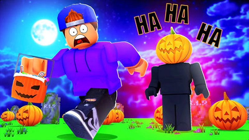 Roblox怪异模拟器:万圣节敲门要糖遇到幽灵怪物面面解说
