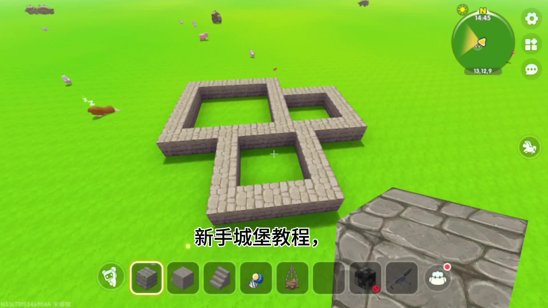 #迷你世界#建筑教程#城堡#这也能开播#假期玩家现状