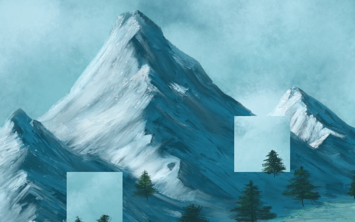 【教程】进来学画山峰!