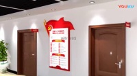 我在楼道文化墙党建展板宣传栏截了一段小视频