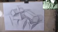 素描几何形体第四讲:几何形体组合3