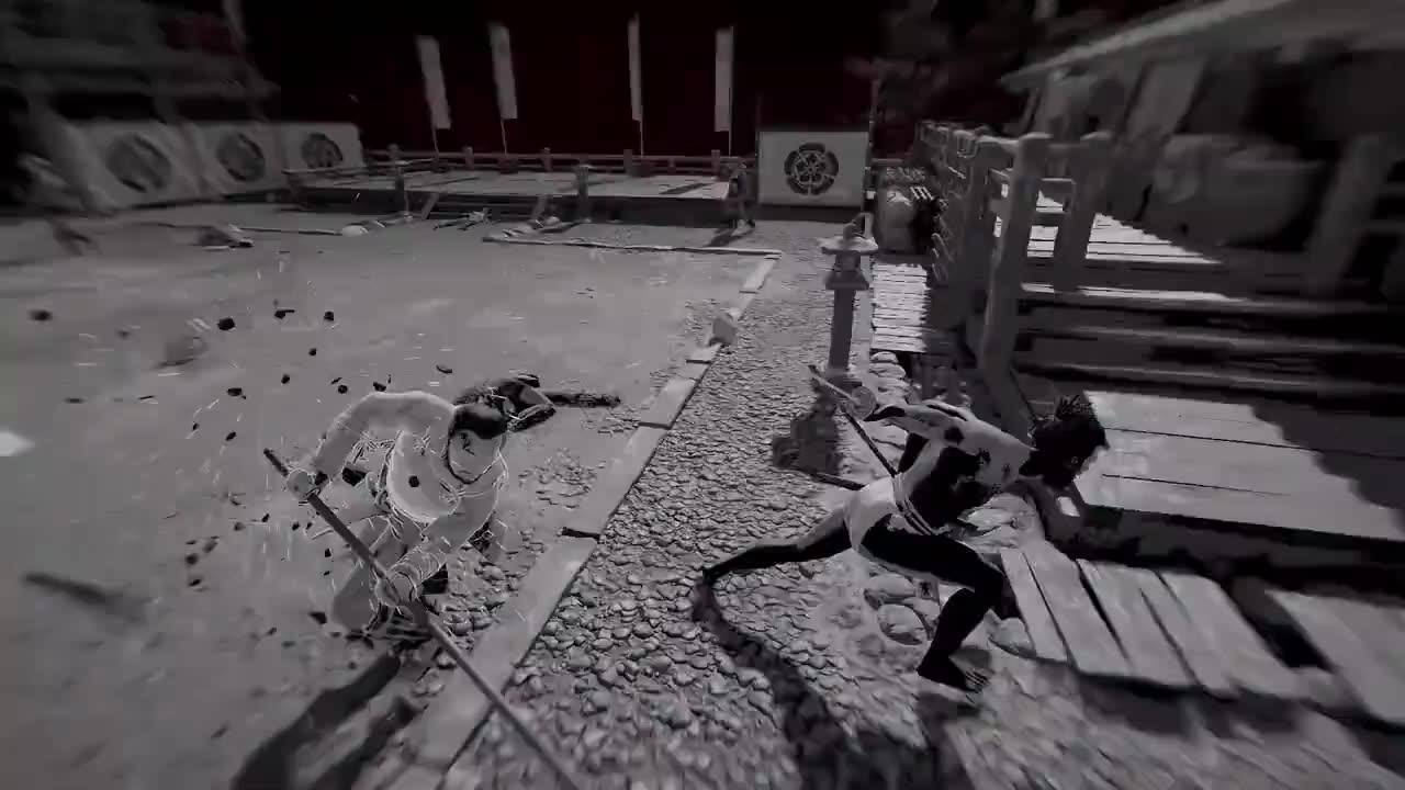 刺客信条影,黑人刺客用脚单挑10个鬼子