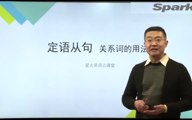 高中英语语法全解 语法考点微课(定语从句)
