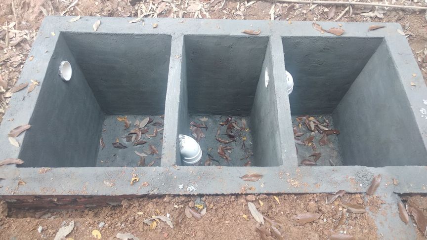 农村自建房没有下水道排污怎么办?这样建个化粪池,干净又实用