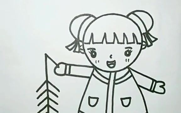 【简笔画】教你新年快乐元旦主题画