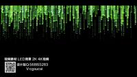 s387 2K画质高科技感二进制绿色光点粒子动画特效视频素材酒吧 夜店 ...