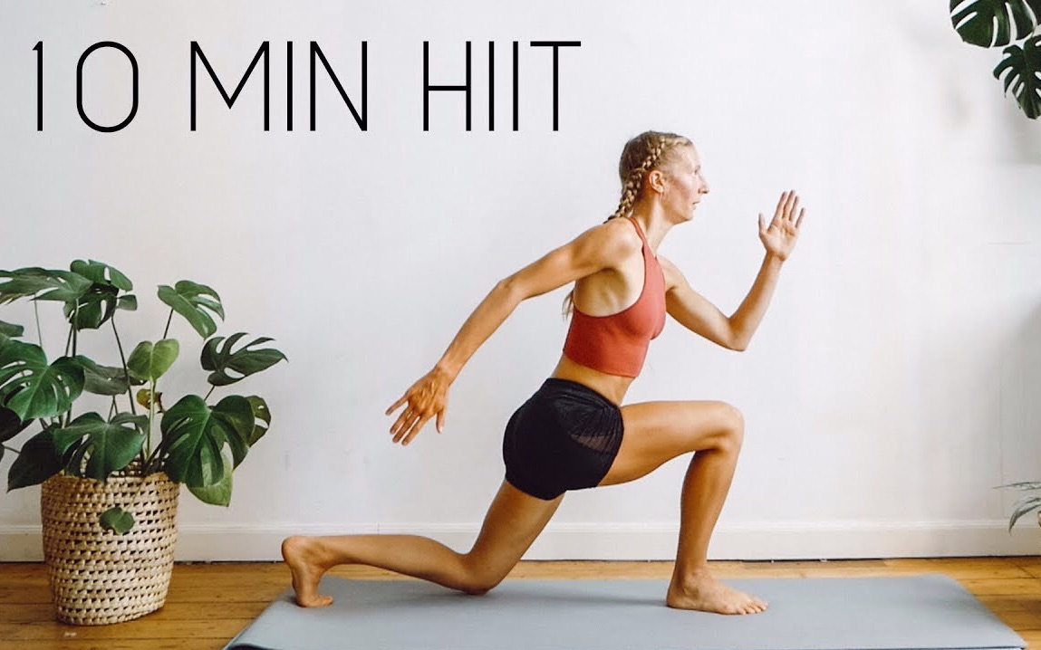 【MadFit】十分钟全身燃脂HIIT锻炼流程 | FULL BODY FAT BURN HIIT ...