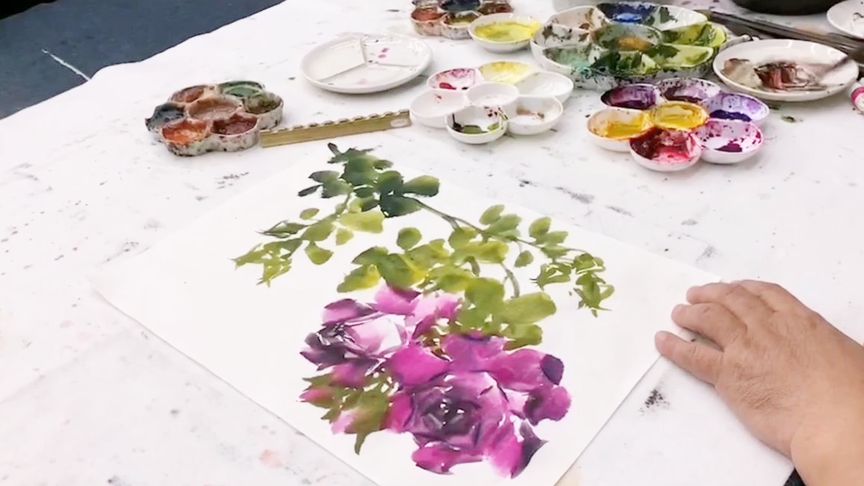 玫瑰花这样画简单易上手,不接受反驳