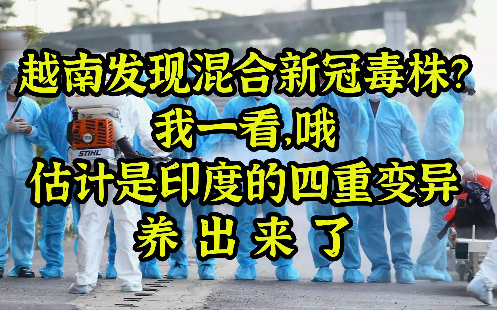 越南发现混合变异毒株-估计是印度四重变异