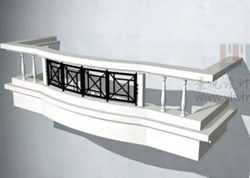 园林景观设计3dmax基础学习教程 阳台的制作01