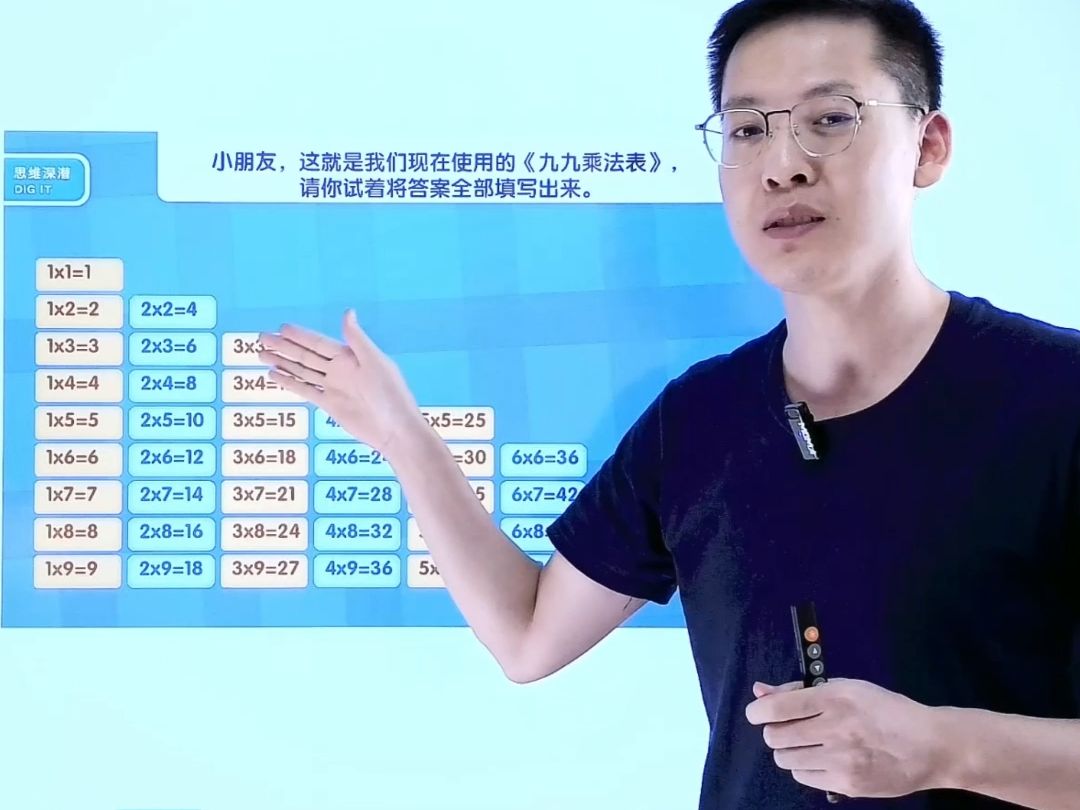 二年级乘法口诀表,小朋友看了一周都不用就能学会