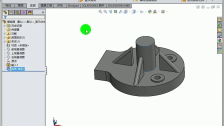 8solidworks视频教程实例进阶替换面操作