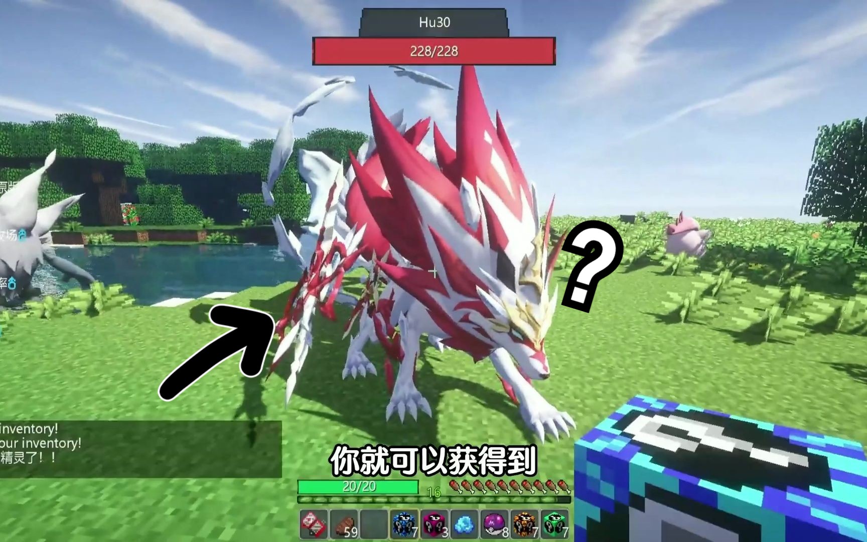 【神奇宝贝】踏入宝可梦良心服务器!成为宝可梦大师!#22我的世界...