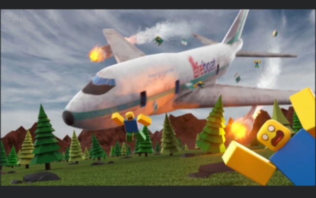 roblox波音747SP坠毁模拟_哔哩哔哩bilibili_ROBLOX