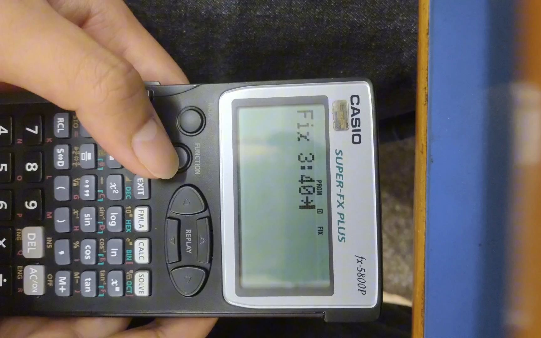 卡西欧计算器5800案例实现6-18