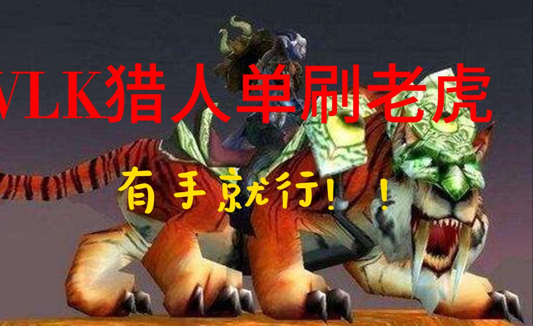 魔兽wlk猎人单刷祖格老虎轮椅打法,有手就行的保姆级教学_网络游戏...