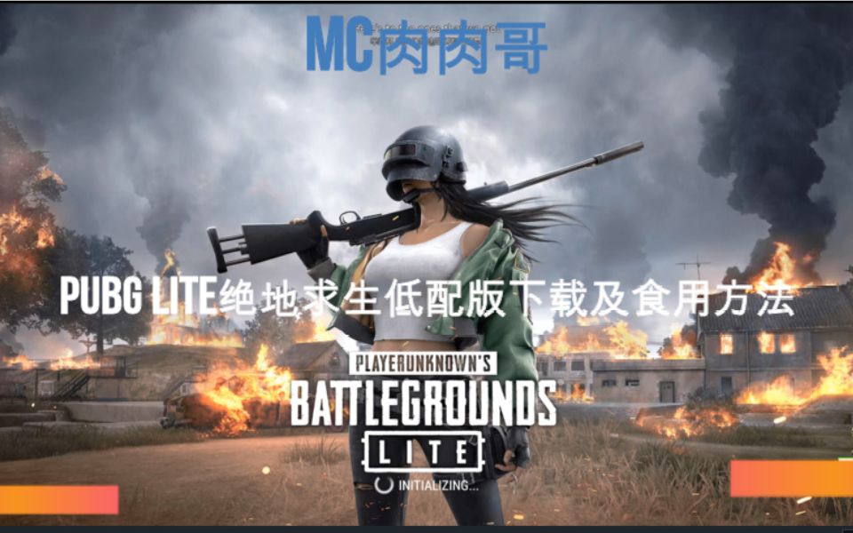 绝地求生低配版(PUBG LITE)下载教程及食用方法—注意注意。