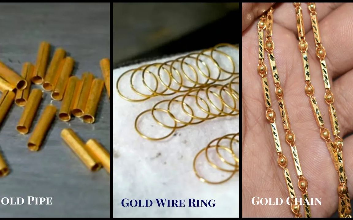 你绝对不了解的“手工艺”黄金制作全过程!从金子到首饰竟然有这么...