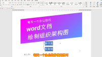 word技巧,word 文档如何快速绘制组织架构图