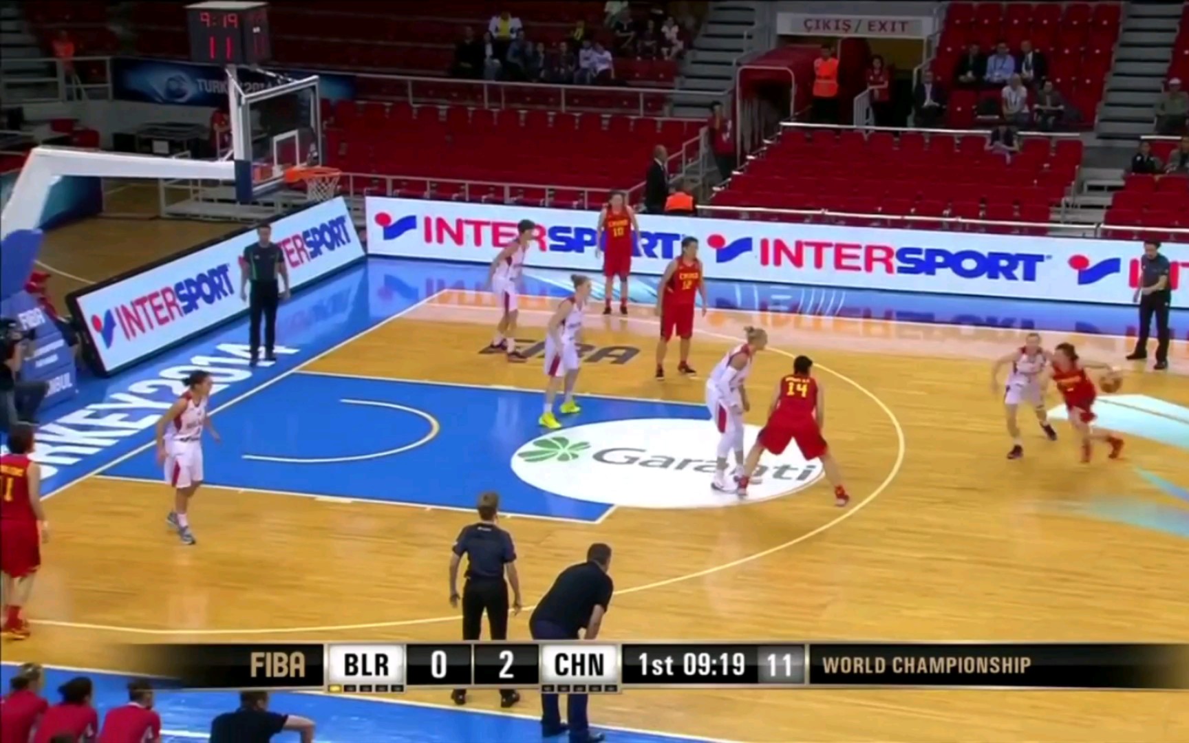 反败为胜,2014女篮世锦赛中国72-67击败白俄罗斯晋级八强