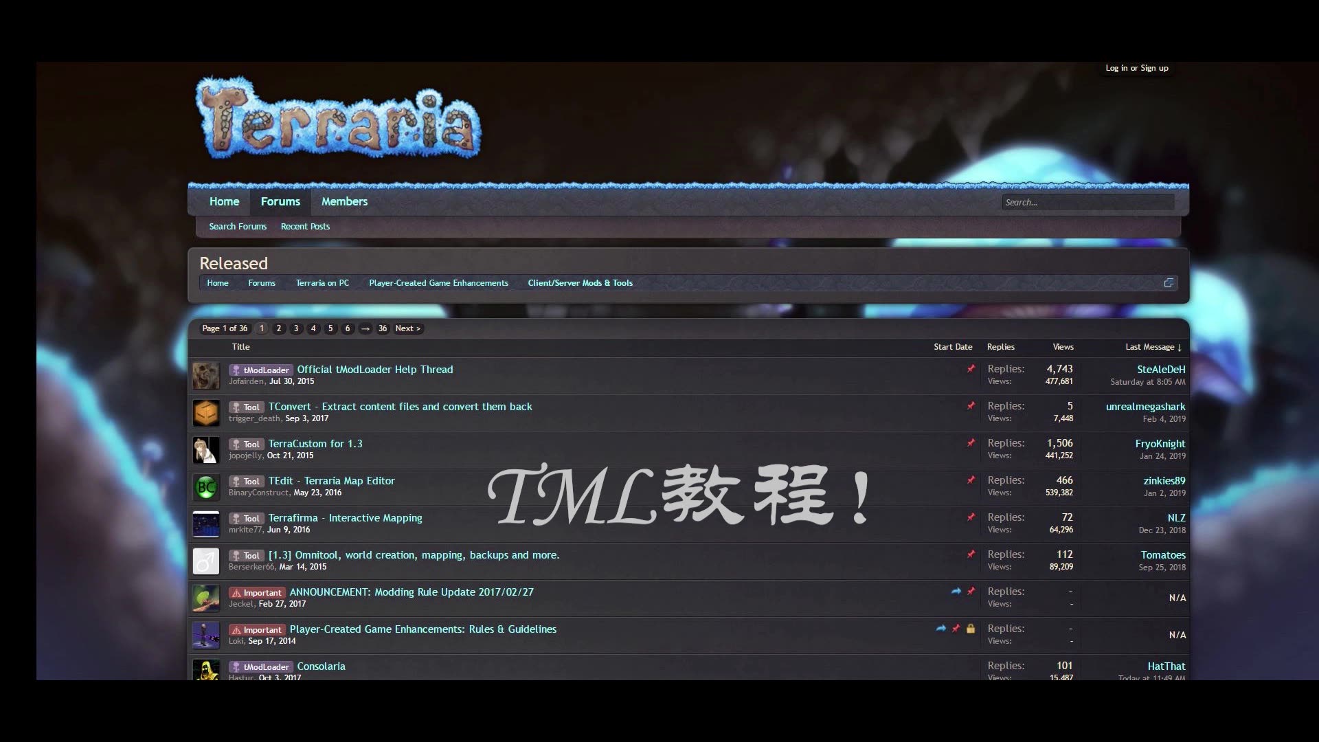 Terraria泰拉瑞亚如何装mod?萌新up告诉你就素介么简单