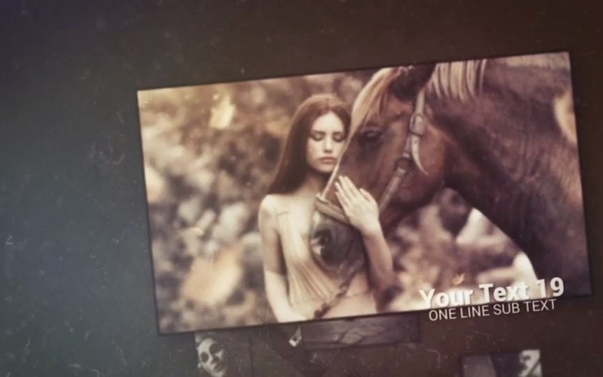 时尚精美的照片转场AE模板