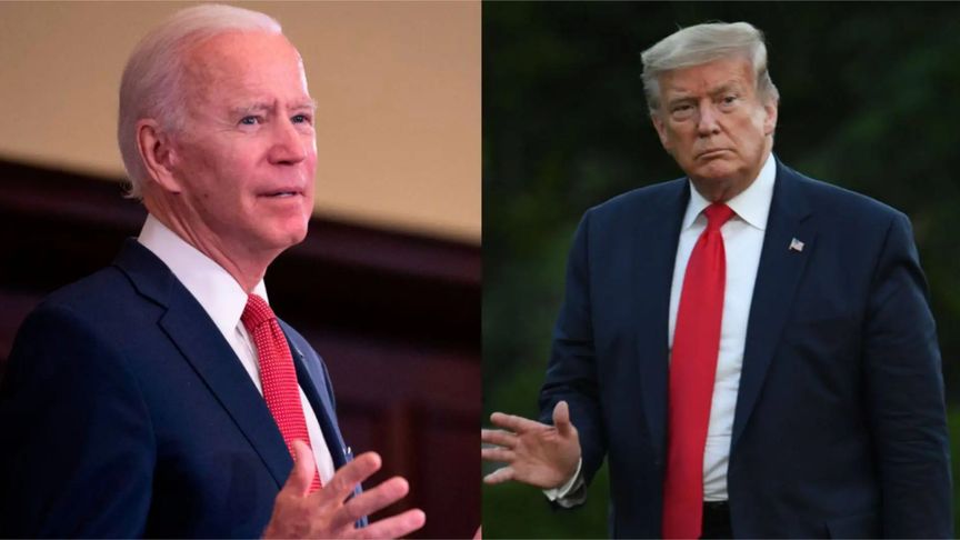 11月8日,美国中期选举开始,拜登、特朗普分别发表竞选演讲