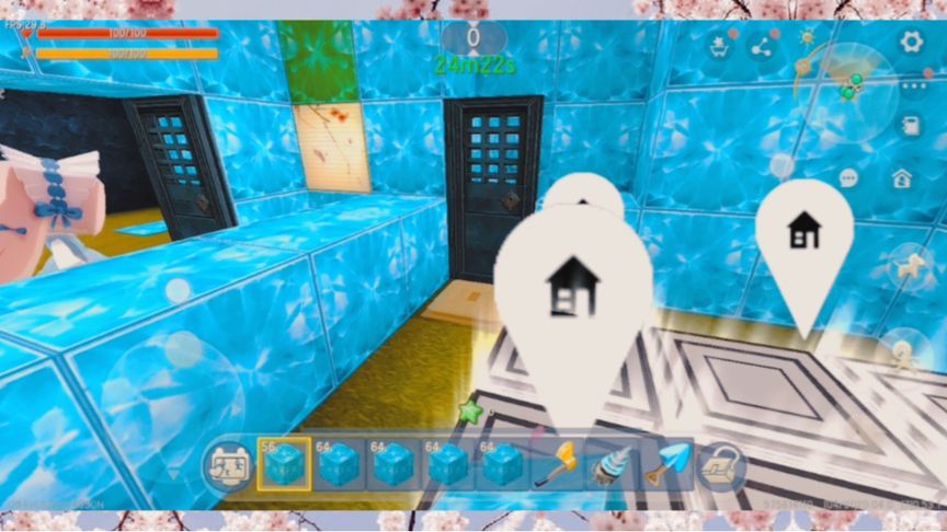 迷你世界:用KK键盘整人,希望她不要知道还有这东西吧。ߌ