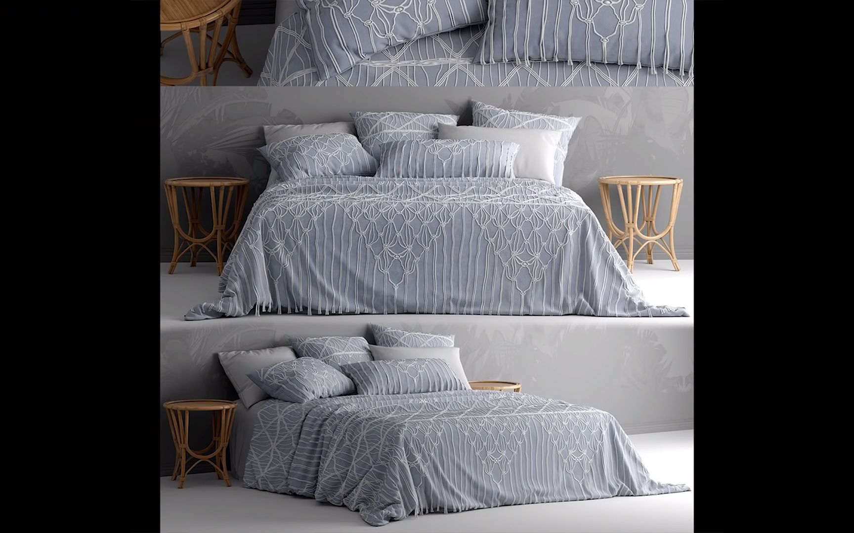 3dsmax+MD家具建模渲染详细教程 3dmax床建模渲染教程 N10