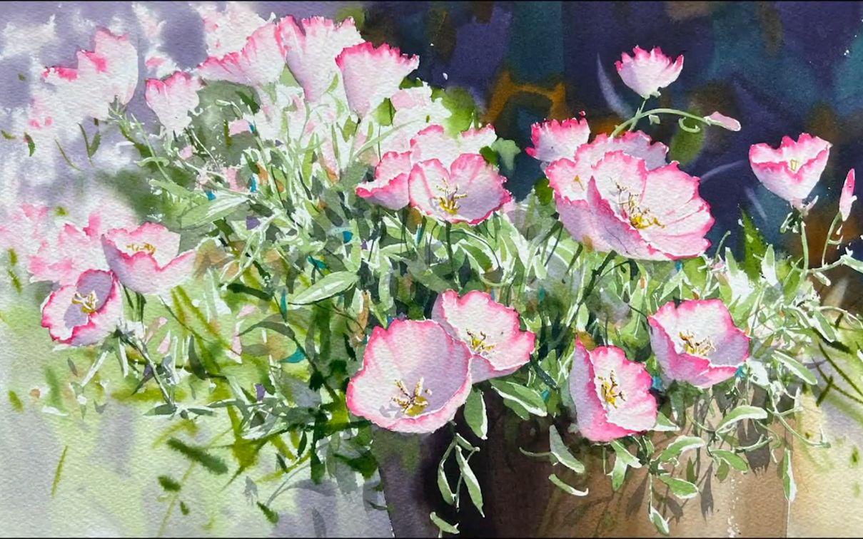 江南无所有, 聊赠一枝春,水彩画家笔下的春之趣