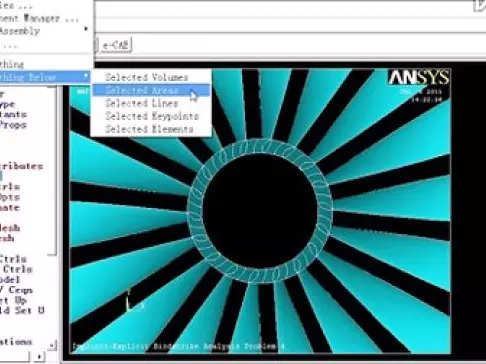 ANSYSLS-DYNA视频实例教程之鸟撞发动机风挡模拟