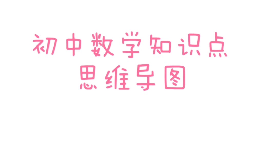 初中数学知识点思维导图——1.1实数的相关概念及运算