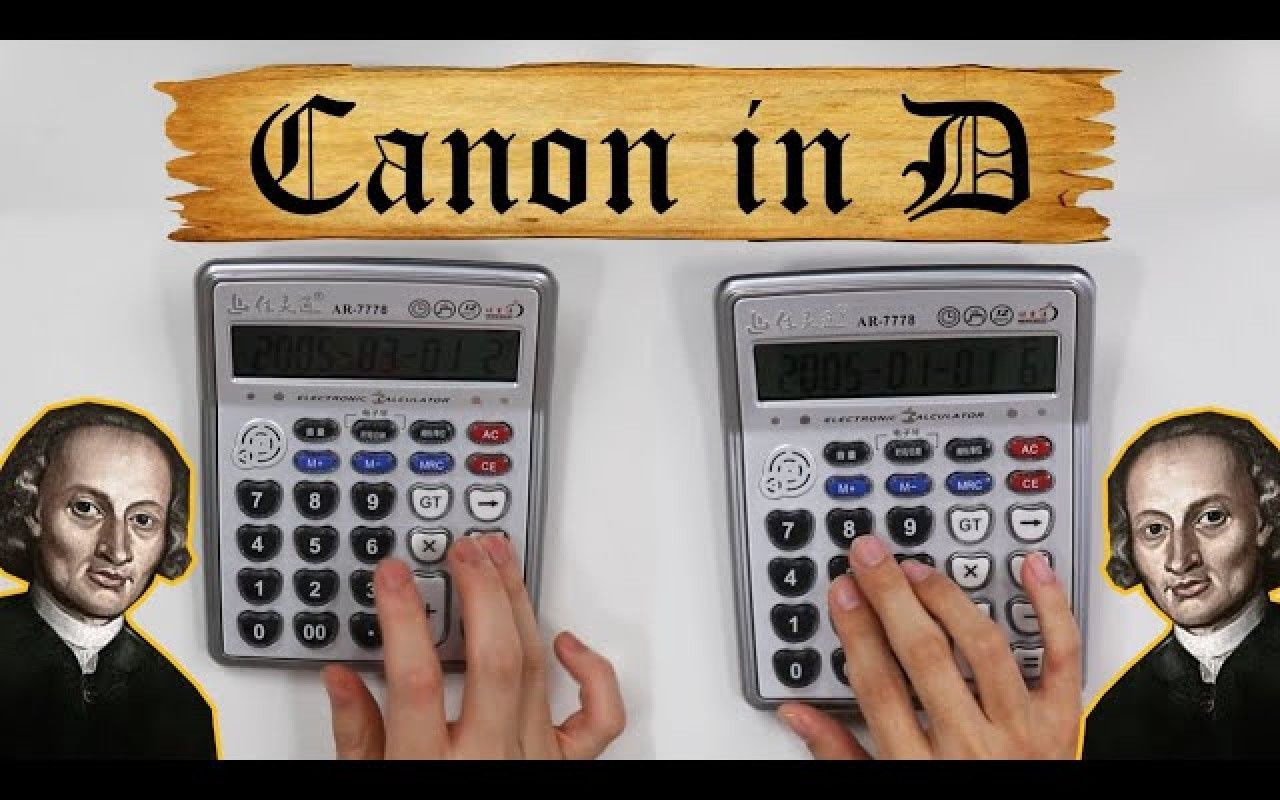 滴——大调计算器卡农