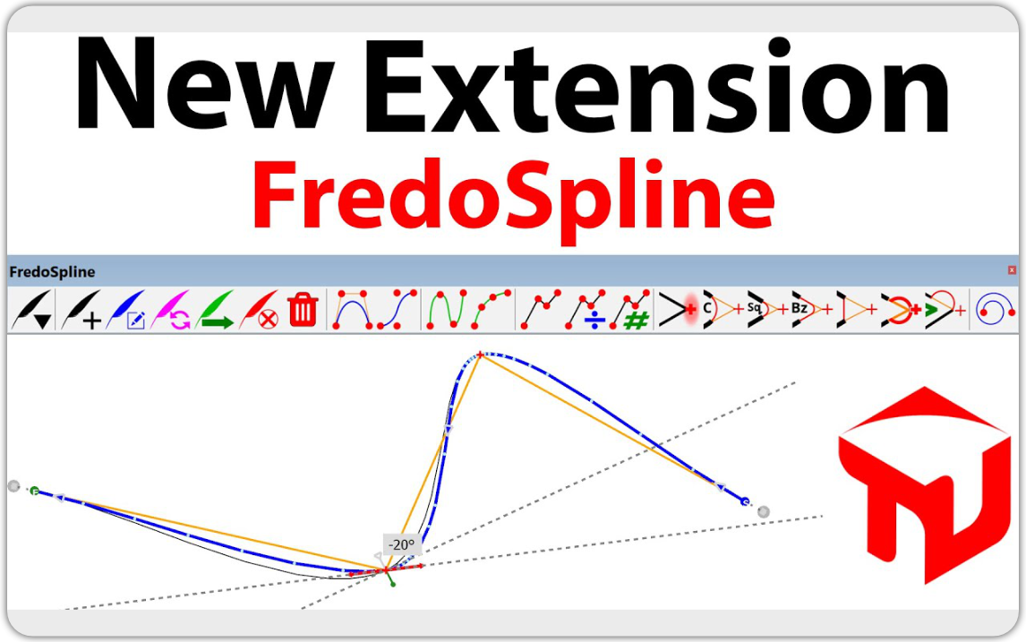 Fredo新插件-FredoSpline(曲线编辑)_TutorialsUp