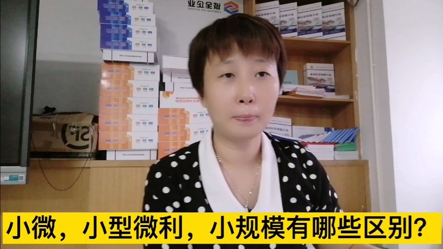 小微,小型微利,小规模有哪些区别?