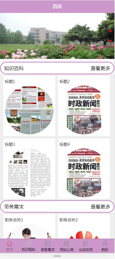 [计算机毕业设计]基于微信小程序的劳务咨询服务平台小程序