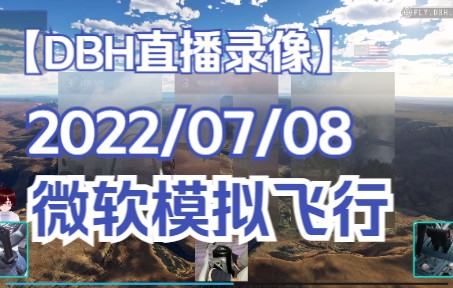 直播录像 2022/07/08 微软模拟飞行 P1 | 直播开始闲谈