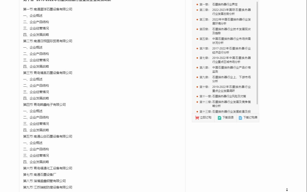 2024-2030年中国石墨换热器市场全景调查与投资战略咨询报告(共研...