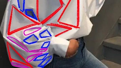 不会画褶皱,因为没搞懂原理!