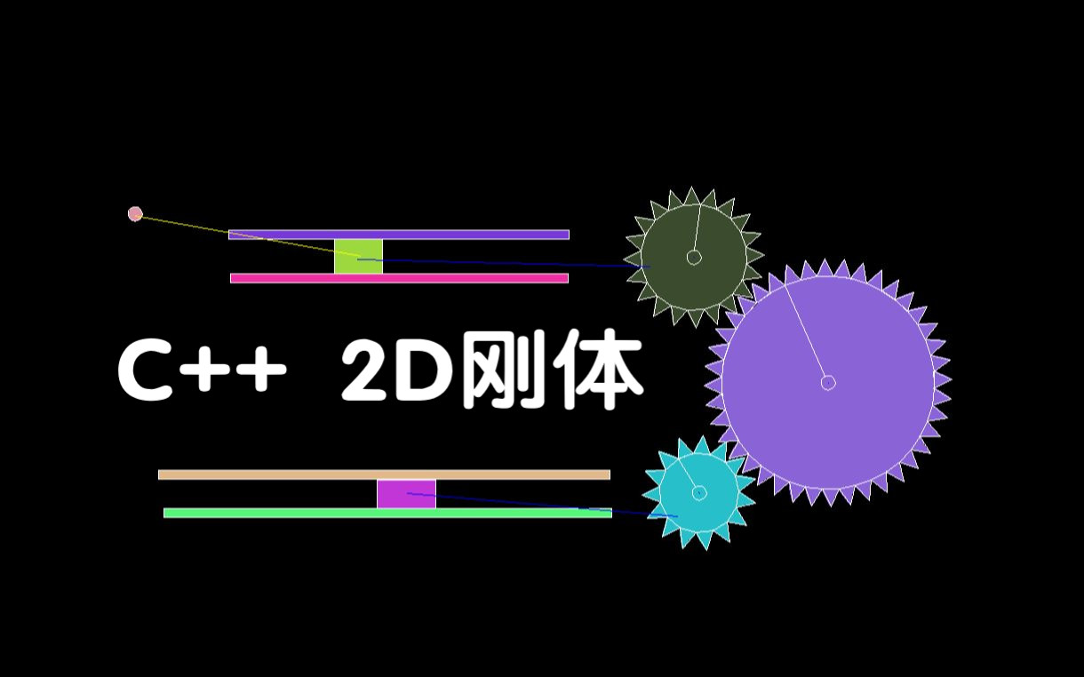 C++ 实现 2D 刚体模拟