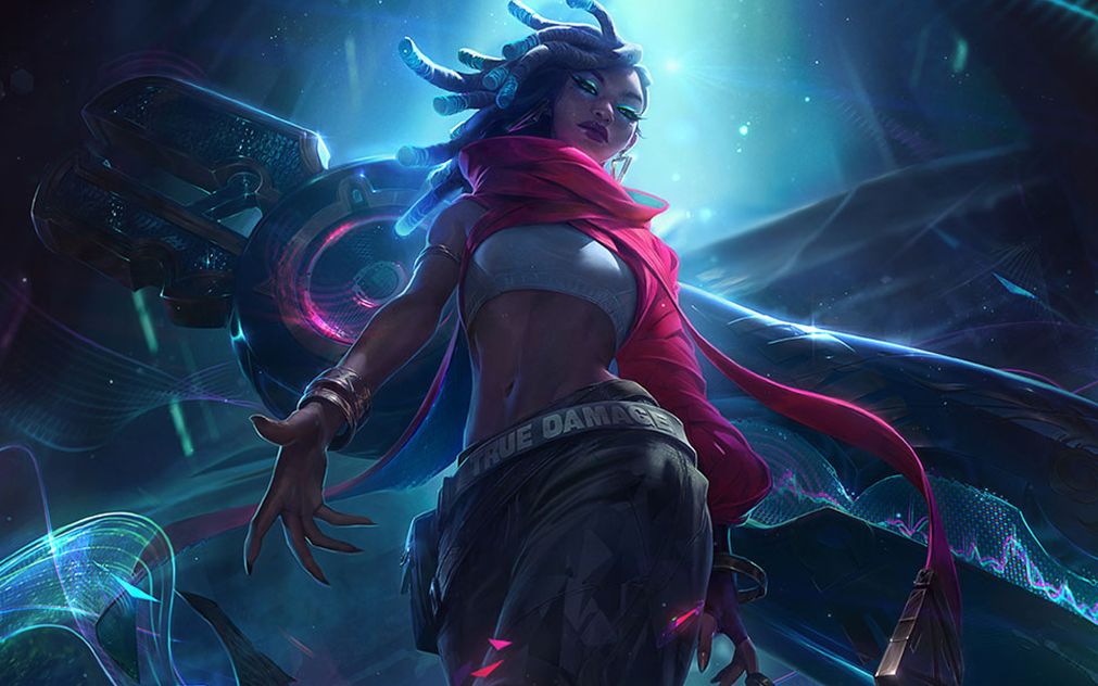 【皮肤实战体验】手感很好的伴生皮肤 真实伤害 赛娜