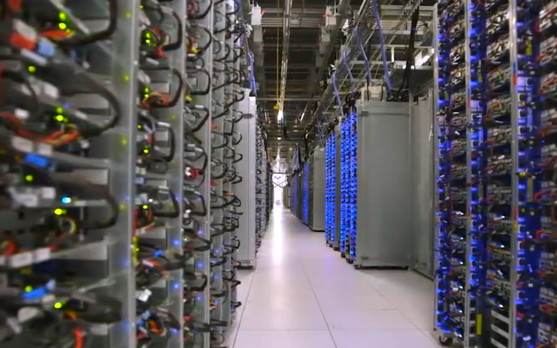 【震惊】谷歌的服务器数据中心就是牛 我的小伙伴都看哭了